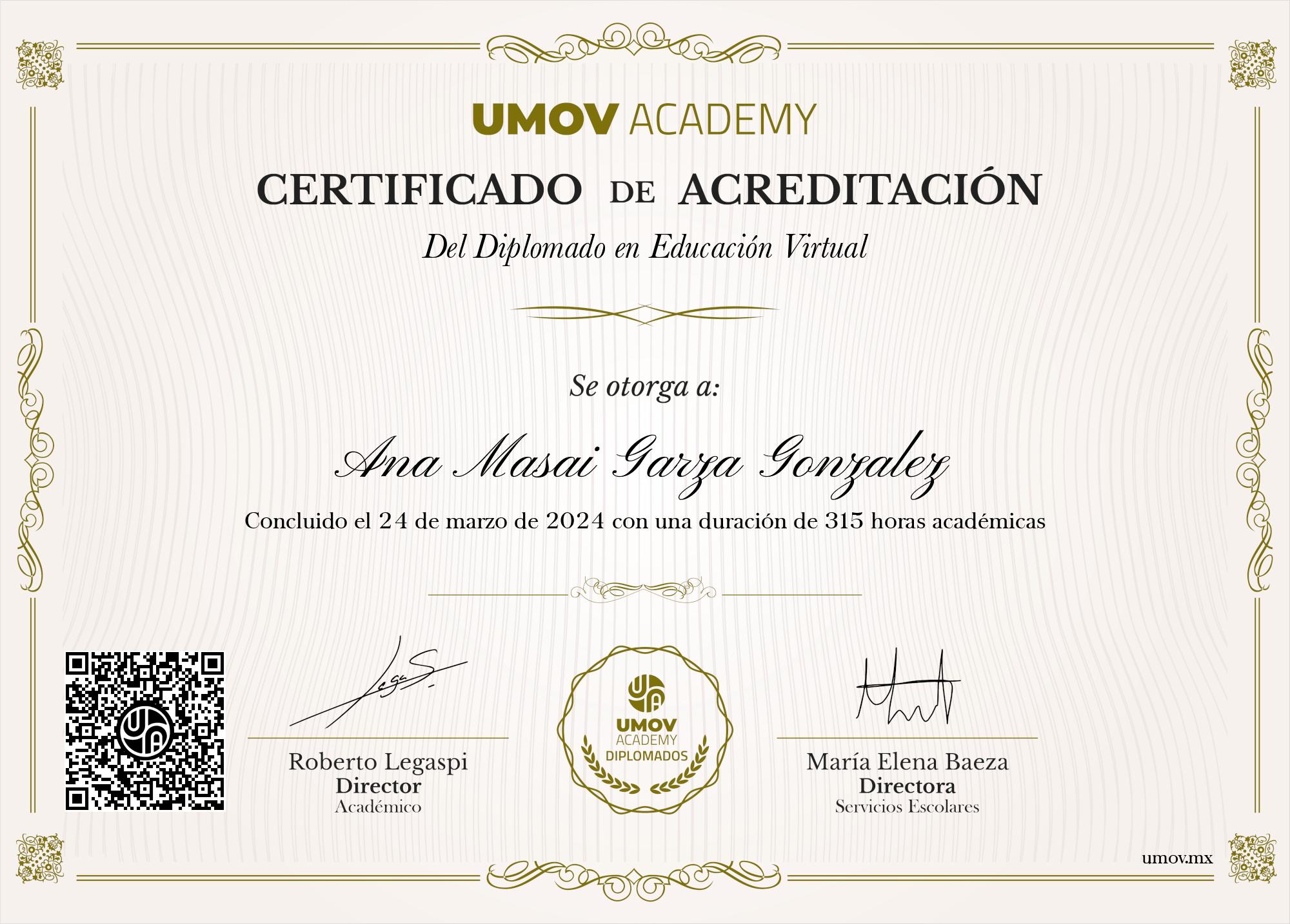 UMOV Academy Universidad en Línea - Diplomado en Educación Virtual