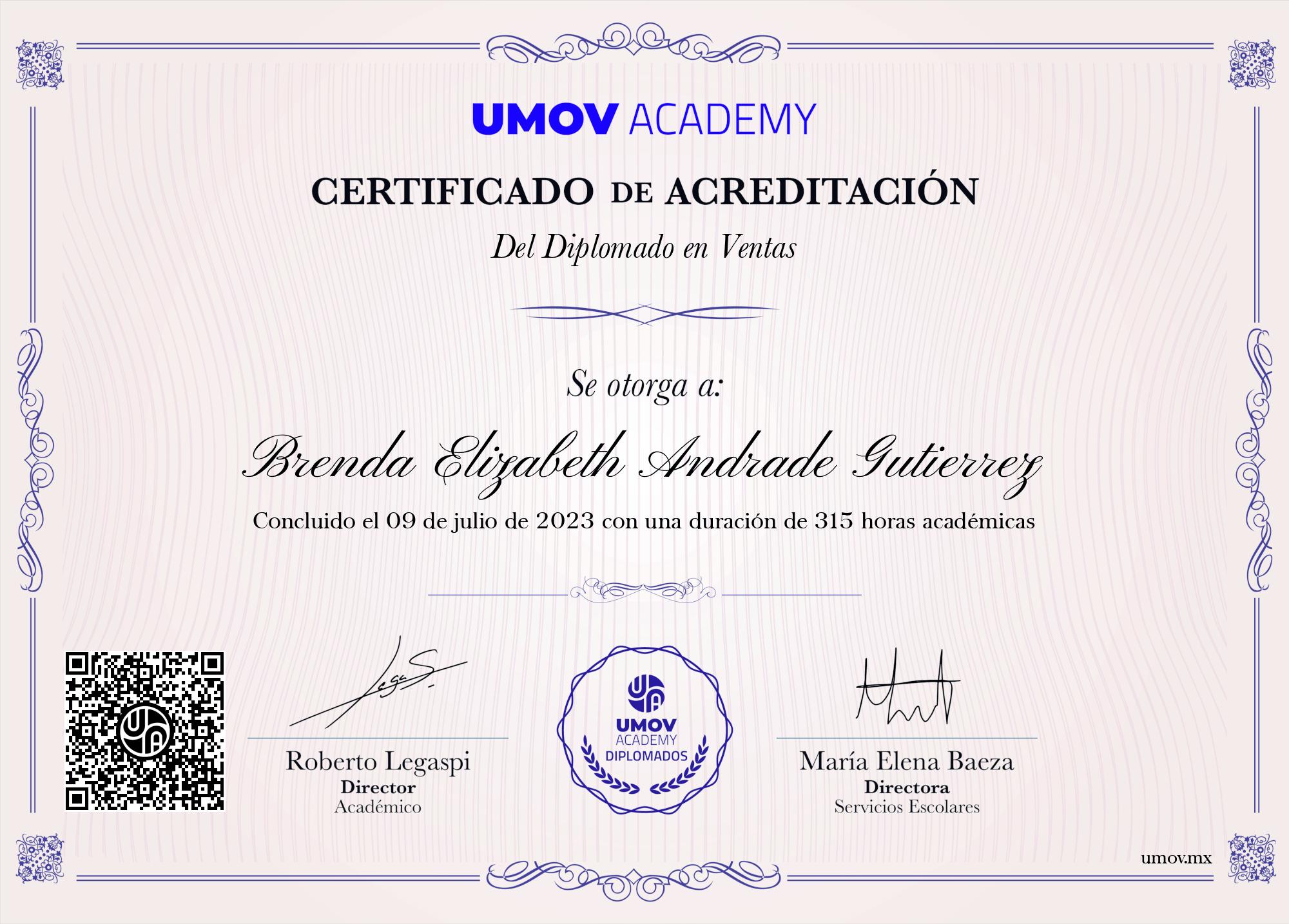 UMOV Academy Universidad en Línea - Diplomado en Ventas