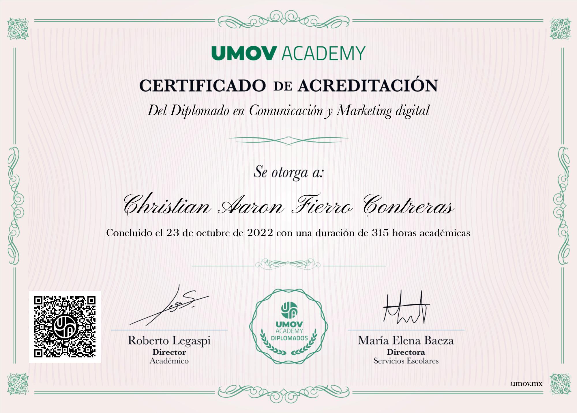 UMOV Academy Universidad en Línea - Diplomado en Comunicación y ...